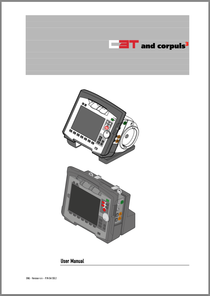 C3T and corpuls3 User Manual - Software Version 4.4